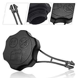 shiosheng 2pcs Fuel Tank Cap Gas Cap 594061 Fit for Lawn Mower for B& S w/Tether 675Exi, 725Exi Series