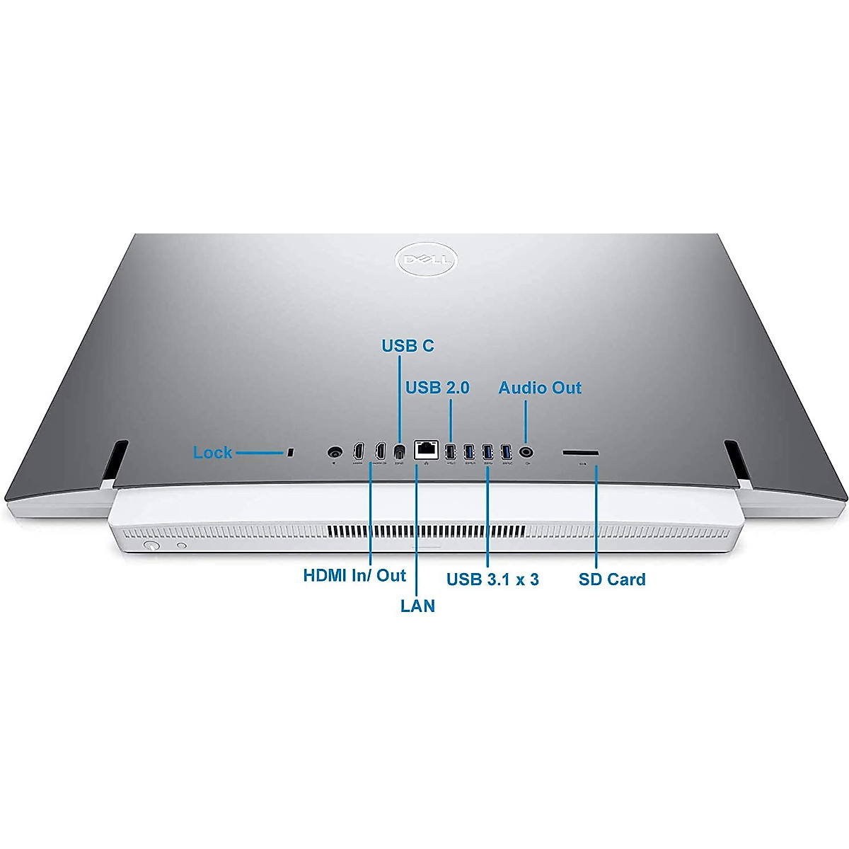 Dell Inspiron 7700 All in One, 27 FHD Touchscreen, Intel 11th Gen i7-1165G7, 8GB RAM, 512GB SSD, Webcam, Nvidia Geforce MX330 2GB Graphics, HDMI, SD-Card, USB Type-C - Windows 10 Pro (Renewed)