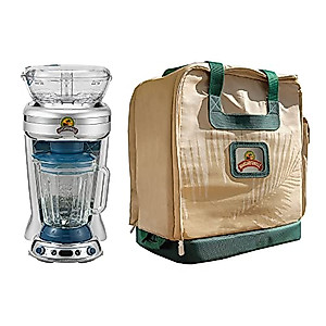 Margaritaville Key West Frozen Concoction Beverage Maker Home Margarita Machine w/ 36 Oz Easy Pour Blending Jar, XL Ice Reservoir, & Canvas Travel Bag