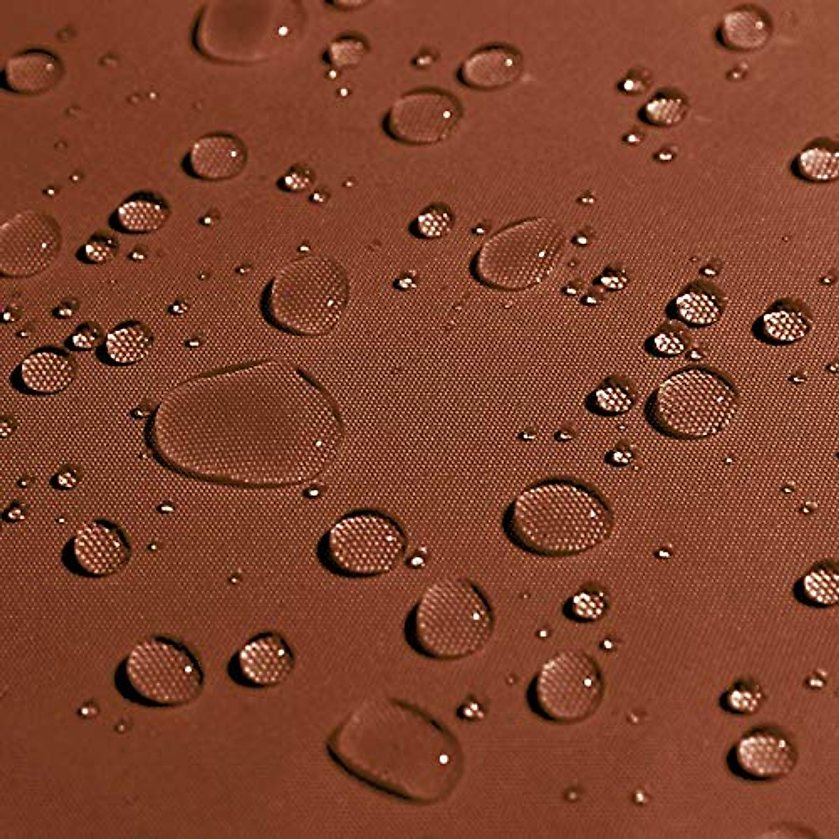 ColourTree 12' x 12' x 12' Brown TADT12 Triangle Waterproof Sun Shade Sail Canopy Awning Shelter Fabric, 95% UV Blockage UV & Water Resistant, Outdoor Patio Garden Carport (We Make Custom Size)