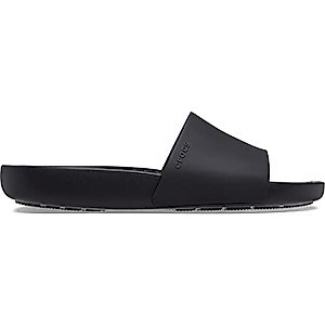 Crocs Women's Splash Slides Sandal, Black, 7