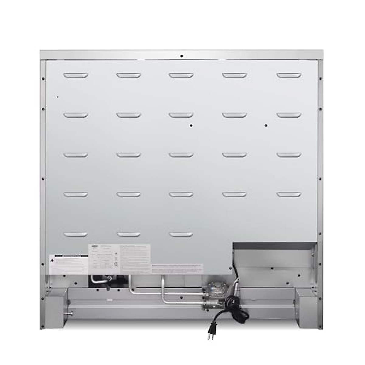 COSMO COS-GRC366KB 36 in. Lumin Collection 6.0 cu. ft Range with 6 Sealed Gas Burners and Convection Oven in Stainless Steel