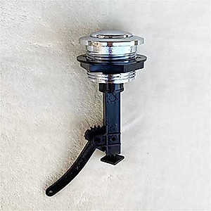 MXIAOXIA Button Toilet Single Button Flush Toilet Seat Tank Valve Single Lever Bathroom Toilet Water Switch