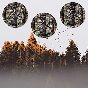 Hunting Camo Party Plates (24 pack)! 24 Lg., 9 in. Dinner Plates. Authentic Next Camo pattern. Great for Hunter Themed Party, Camouflage Motif, Birthdays, Graduations & Family Picnics. by Havercamp