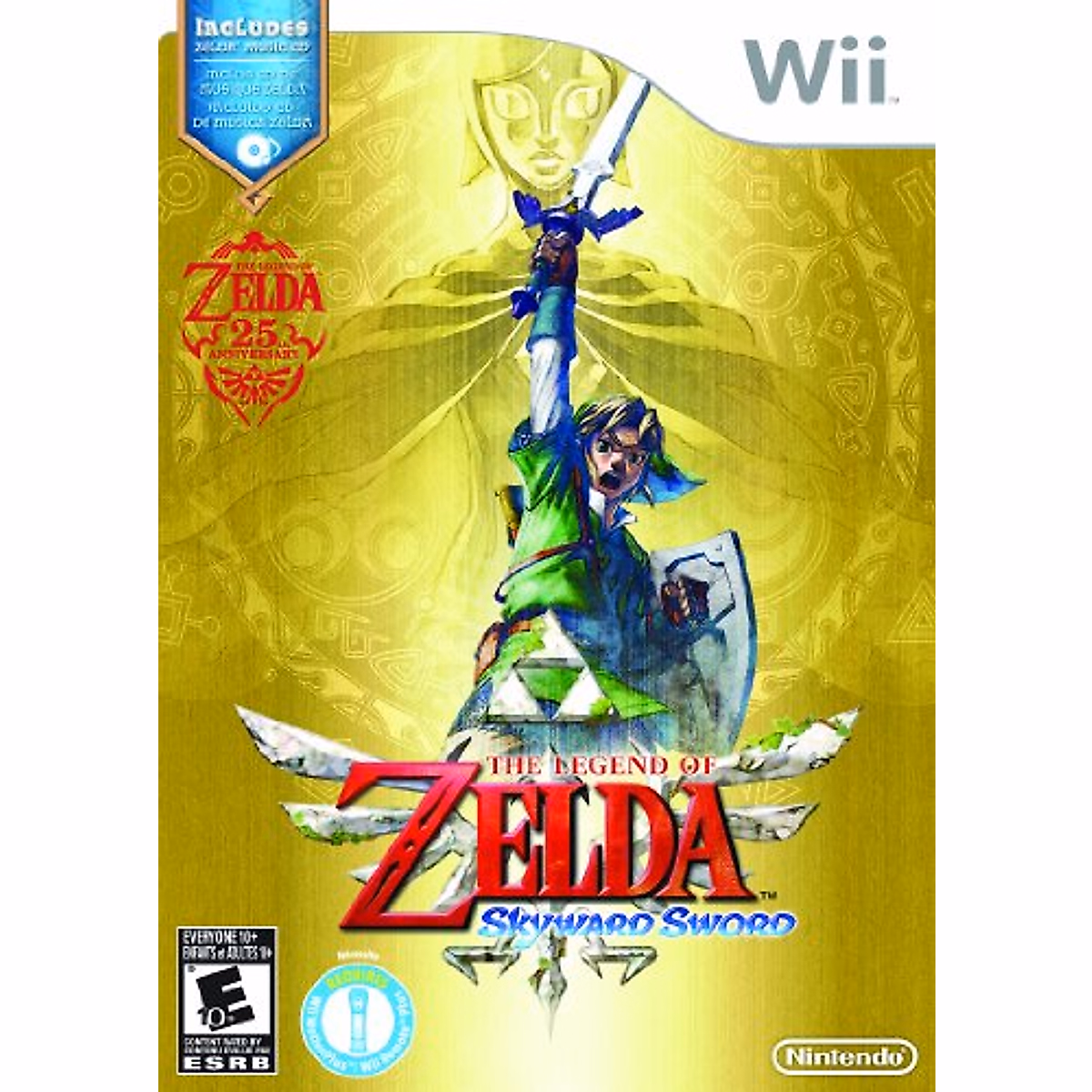 The Legend of Zelda: Skyward Sword with Music CD