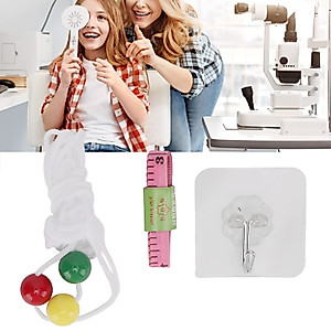 Brock String, Vision Convergence Training Ball, Front Sight Focus String Vision Sight Focusing Vision Training Tool, for Focus Training Vision Improve(Type B bright)