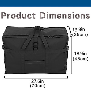 Arxus Large Duffel Bag, 120L Waterproof Carry on Weekend Overnight Storage Bag Over Luggage for Airline, Travel, Camping, Moving