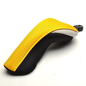 Hybrids 4pcs White Neoprene Stealth Club Covers With Adjustable Notation Design Easy Lock-in Headcovers Fit For All Brands