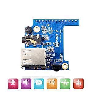 TECKEEN Specialized Expansion Board for Orange Pi Zero/Plus/Plus2PC IO Microphone USB