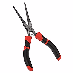 Performance Tool W30736 Comfortable Non-Slip Pliers with Precision Machined Jaws, 5-Inch, Drop Forged Alloy Steel, US Patent Number D704523S1