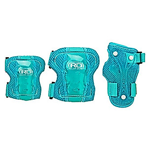 Candi GRL Lucy Watermelon Adjustable Girls Roller Skates with Protective Gear, Adjustable Sizing, Tri-Pack Protective Gear Included