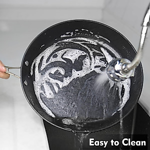 imarku Non Stick Frying Pans - 8&10&12 inch Nonstick Frying Pan Set with Cool Stainless Steel Handle,Disherwasher Safe skillets,Free of PFAS&PFOA, Easy Cleanup and Oven Safe,Christmas Gifts