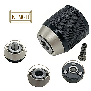 N242399 766015-4 763252-1 763248-2 Chuck Keyless 2-13mm 1/2-20UNF Replacement for DeWALT BOSCH MAKITA HITACHI Ryobi BIT