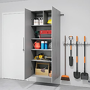 HangUps Large Storage Cabinet, 30", Light Gray