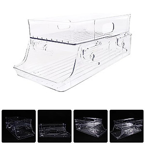 Kichvoe Drink Rack cola Container Drink Container Storage Rack can Organizer Rolling Drink Organizer Multi-Function soda Holder Beverage Can Holder can Drink Holder soda Rack Plastic Small