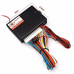 FicBox Universal Car Door Lock Vehicle Keyless Entry System Auto Remote Central Kit with Control Box