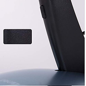 Led Light LED Desk Lamp Table Light Power Switch Button No Video No Blue Light Folding Non Slip Base Eye Caring Desk Lamp Kids (Color : Gray)