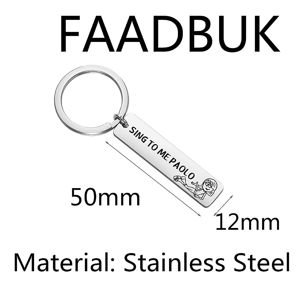 FAADBUK Lizzie McGuire Inspired Gift Sing to me Paolo Lizzie McGuire Gift for Friend (Sing to me)