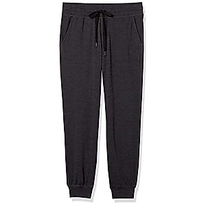 Amazon Essentials Women's Brushed Tech Stretch Jogger Pant (Available in Plus Size), Black Space Dye, 4X