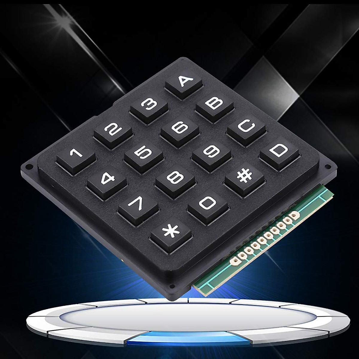 awstroe 4x4 Matrix PC Keypad Keyboard Module External Keypad Module for Microcontroller