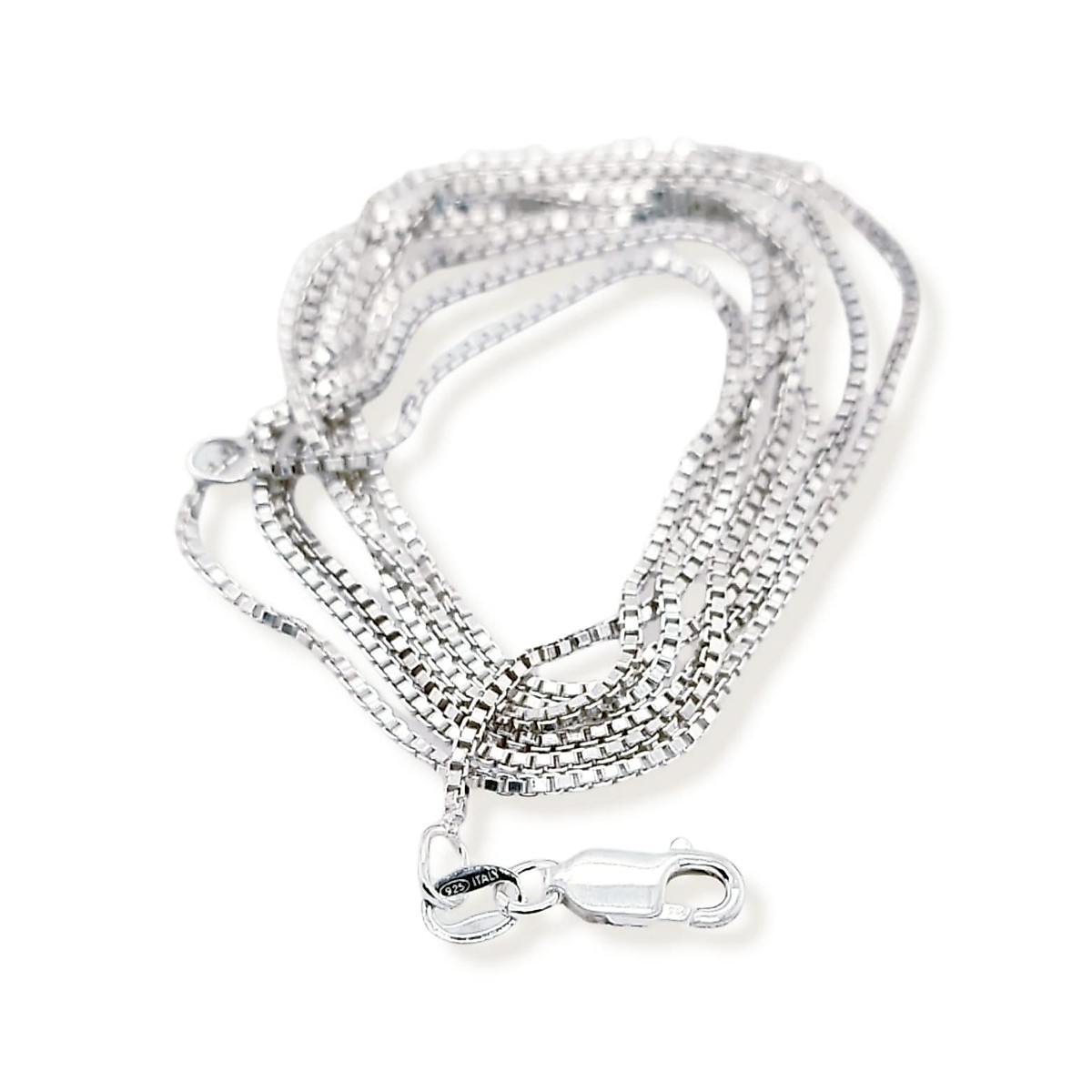 CRAFT WIRE 24 Inches 925 Sterling Silver 1.2mm Box Chain Necklace Made in ITALY