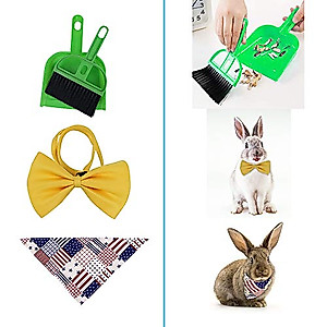 Humorous.P Small Animal Litter Pet Toilet Potty Trainer Corner Litter Bedding Box Pet Pan for Small Animal/Rabbit/Guinea Pig/Galesaur/Ferrets Rectangular Plastic Material