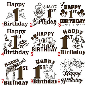 First Birthday Gift for Baby Boy or Girl - Personalized Block - Baby 1st Birthday Gifts - for Baby Girl and Boy Present - First Blocks - Custom Engraved Wooden Year Keepsake Memory Name