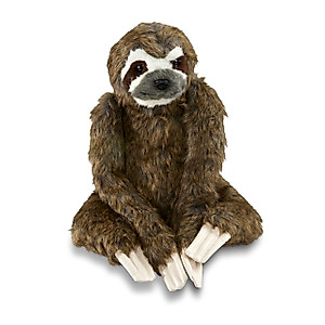 Melissa & Doug Lifelike Plush Sloth Stuffed Animal (12W x 14.5H x 9D in)