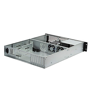 SilverStone Technology 2U Dual 5.25" Drive Bay ATX rackmount Industrial Storage Server Chassis with USB 3.1 Gen1 Interface, SST-RM23-502