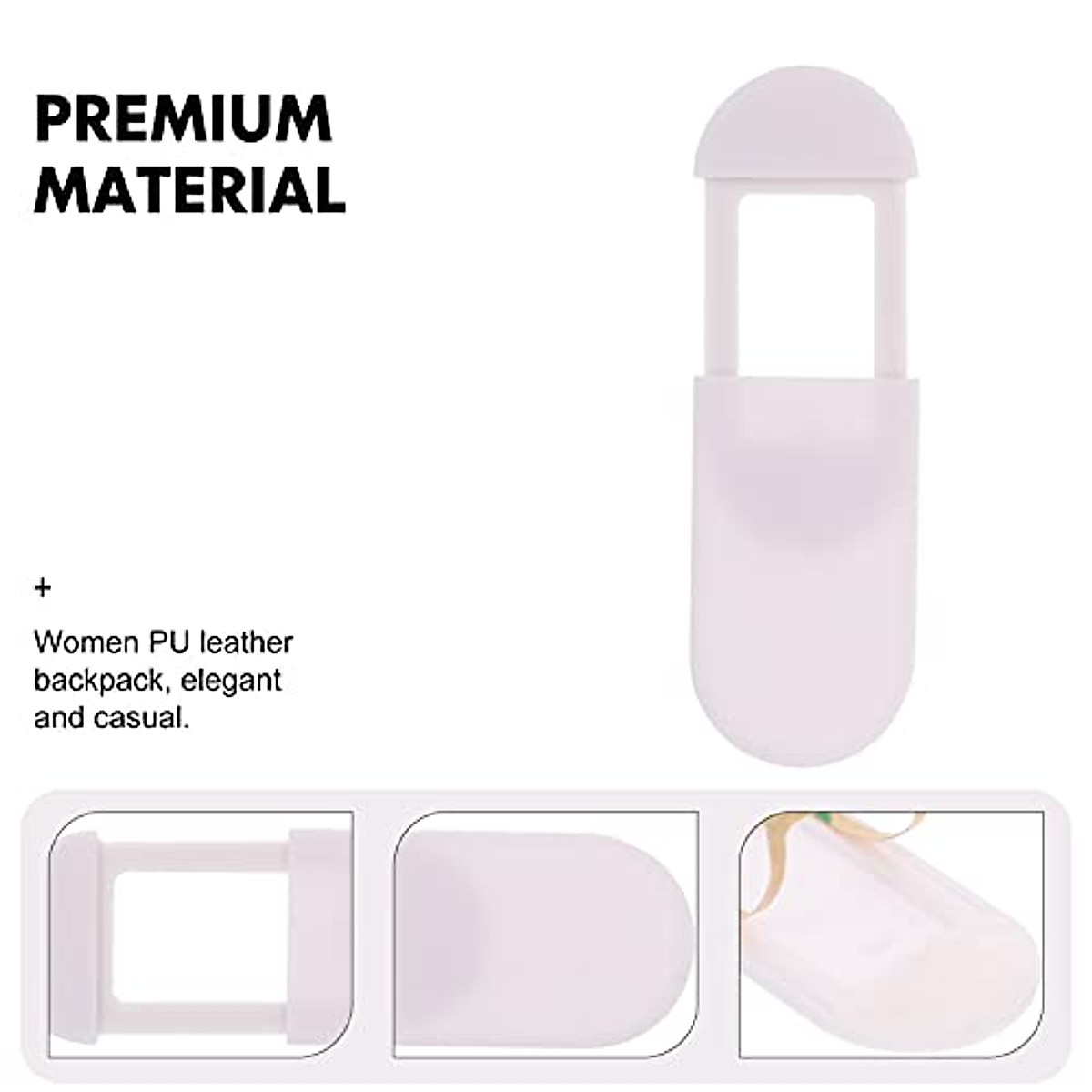 Hemobllo 3Pcs Privacy Cover Lens Protector Computer Camera Webcam Lens Covers Webcam Shutter Covers Web Camera Covers Phone Camera Webcam Lens Protective Covers Jammer White abs Cell Phone