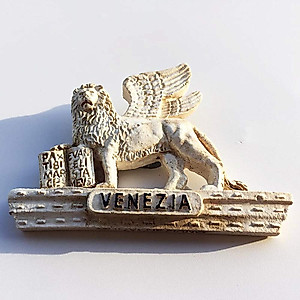 Winged Lion of Venice Italy 3D Fridge Magnet Travel Souvenir Gift Collection Home Kitchen Decoration Magnetic Sticker Venezia Refrigerator Magnet