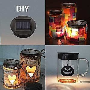 Replacement Solar Light Parts,Waterproof Solar Lanterns Replacement Accessories for Lanterns Outdoor (8CM/3.14 INCH 2PCS)