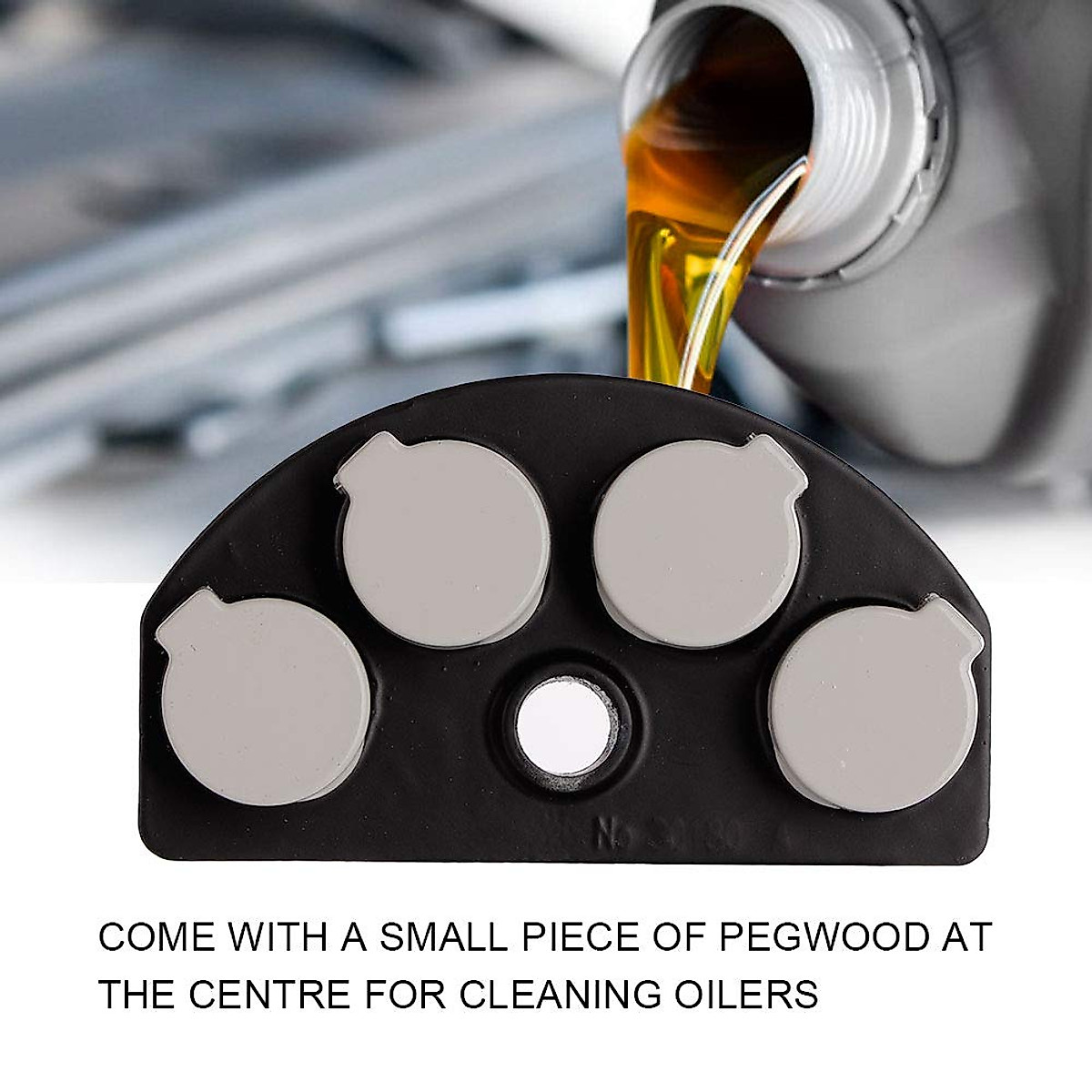 Watch Oil Dip Tool, 30180-A Watch Oiler Dish with Cover 4 Dish Watch Oil Dip Tool Watch Oiler Dish Repairing Accessory