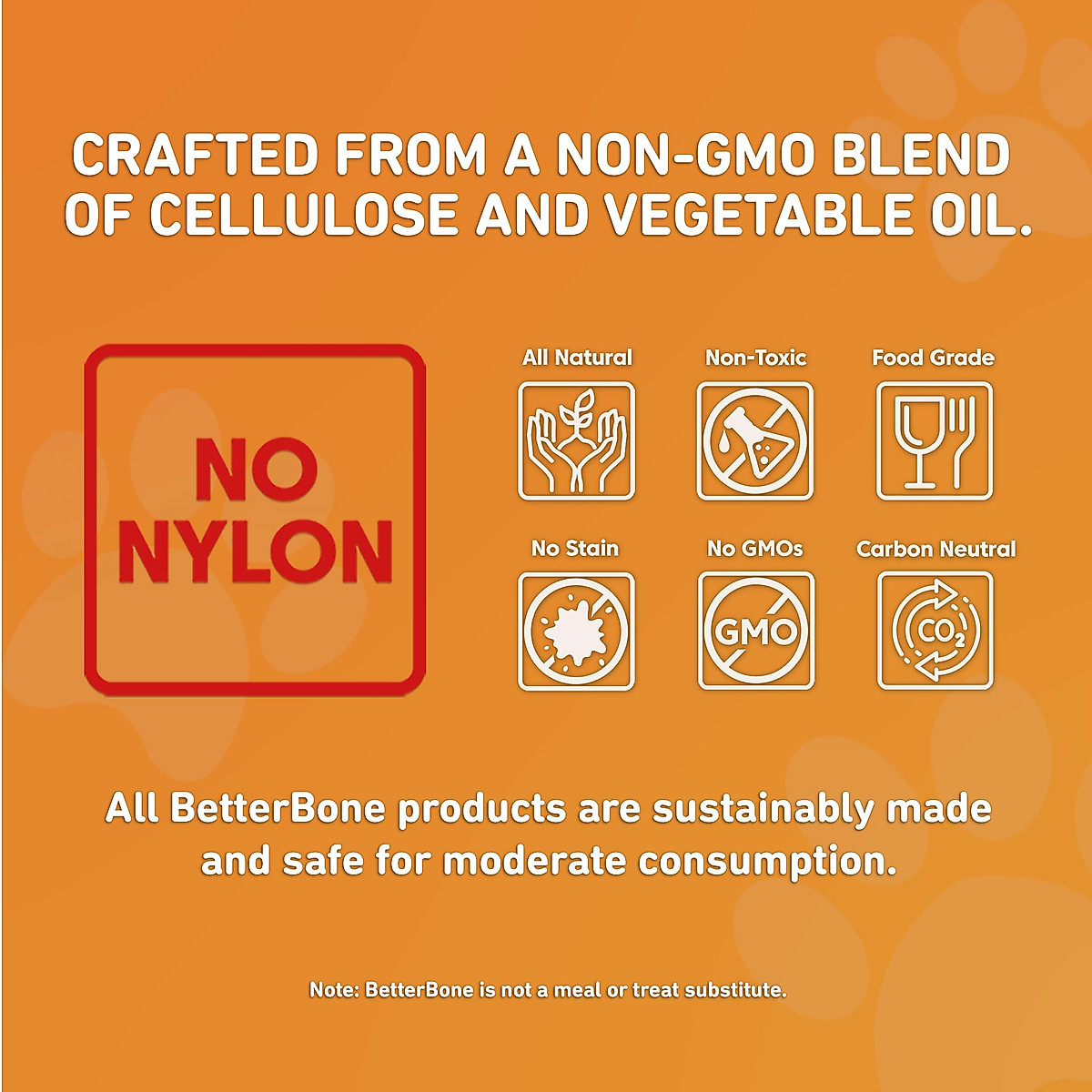 BetterBone - All-Natural, Nylon-Free Dog Chew Toys - Hard Density - Ideal for Strong to Aggressive Chewers - Non-Toxic, Promotes Dental Health, Splinter-Resistant, Sustainably Made