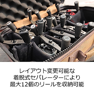 Plano Molding Guide Series Reel Locker | Revolutionary Molded top and Bottom for Extra Rigidity to Keep Expensive reels Protected, Brown/Black, One Size