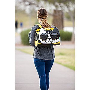 Primetime Petz Catysmile Backpack Cat Carrier, Yellow, One Size