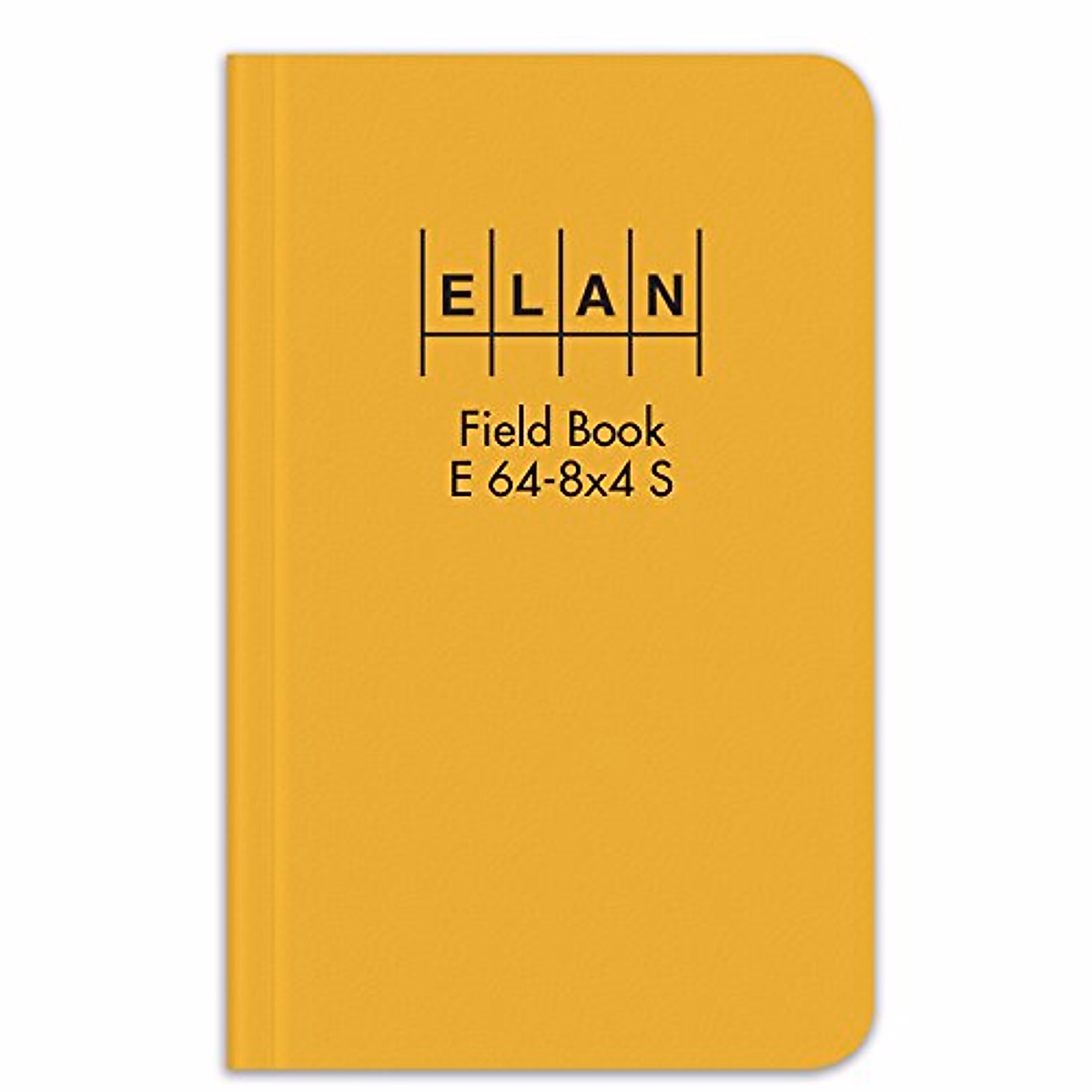 Elan Publishing Company E64-8x4S Sewn Field Surveying Book 4 ⅞ x 7 ¼ Yellow Stiff Cover