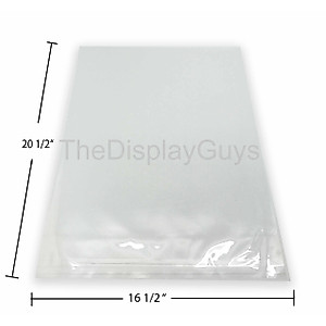 The Display Guys 16x20 Pack of 25 Textured Gray Picture Photo Matting Mat Boards + Backing Boards + Clear Plastic Bags Complete Set
