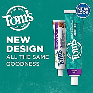 TOMS OF MAINE Cinnamon Clove Whole Care Toothpaste, 4 OZ