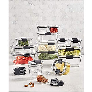 Rubbermaid Storage container set, Clear