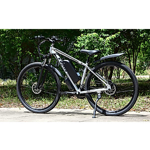 E·Bycco EBycco Electric Bike for Adults 750W, 29" Electric Mountain Bike 48V 13Ah Removable Battery, 28-31MPH EBike with Shimano 21 Speed,Pedal Assist,Lockable Suspension Fork, LCD Display,Headlights