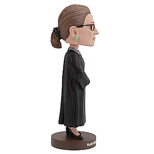 Royal Bobbles Ruth Bader Ginsburg Bobblehead, Premium Polyresin Lifelike Figure, Unique Serial Number, Exquisite Detail
