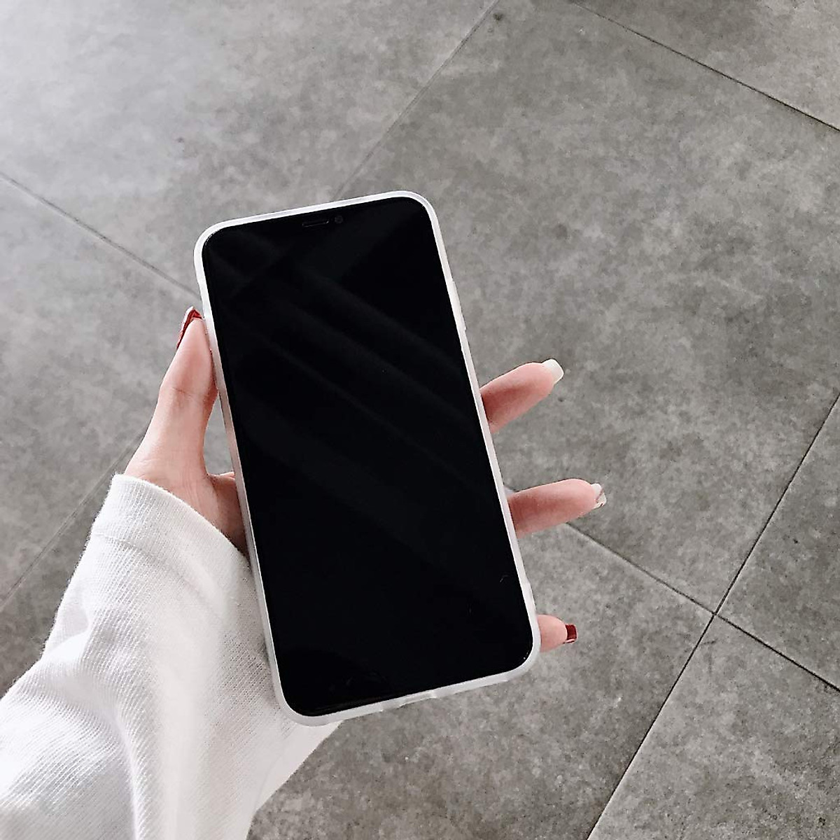 J.west iPhone Xs Max Case,Luxury Sparkle Bling Leopard Print Cheetah Pattern Design Translucent Soft TPU Silicone Protective Phone Case Cover for Girls Women for Apple iPhone Xs Max 6.5 inch (White)