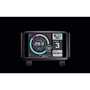 Fat Electric Bike Kit 60V/72V 2000W Electric Fat tire Snow Bike Rear Wheel Hub Motor Kit with Sabvoton sine Wave Controller, TFT UCK1 Color Display,7-Speed flywheel and Torque arm (20inch*4.0 Rear)