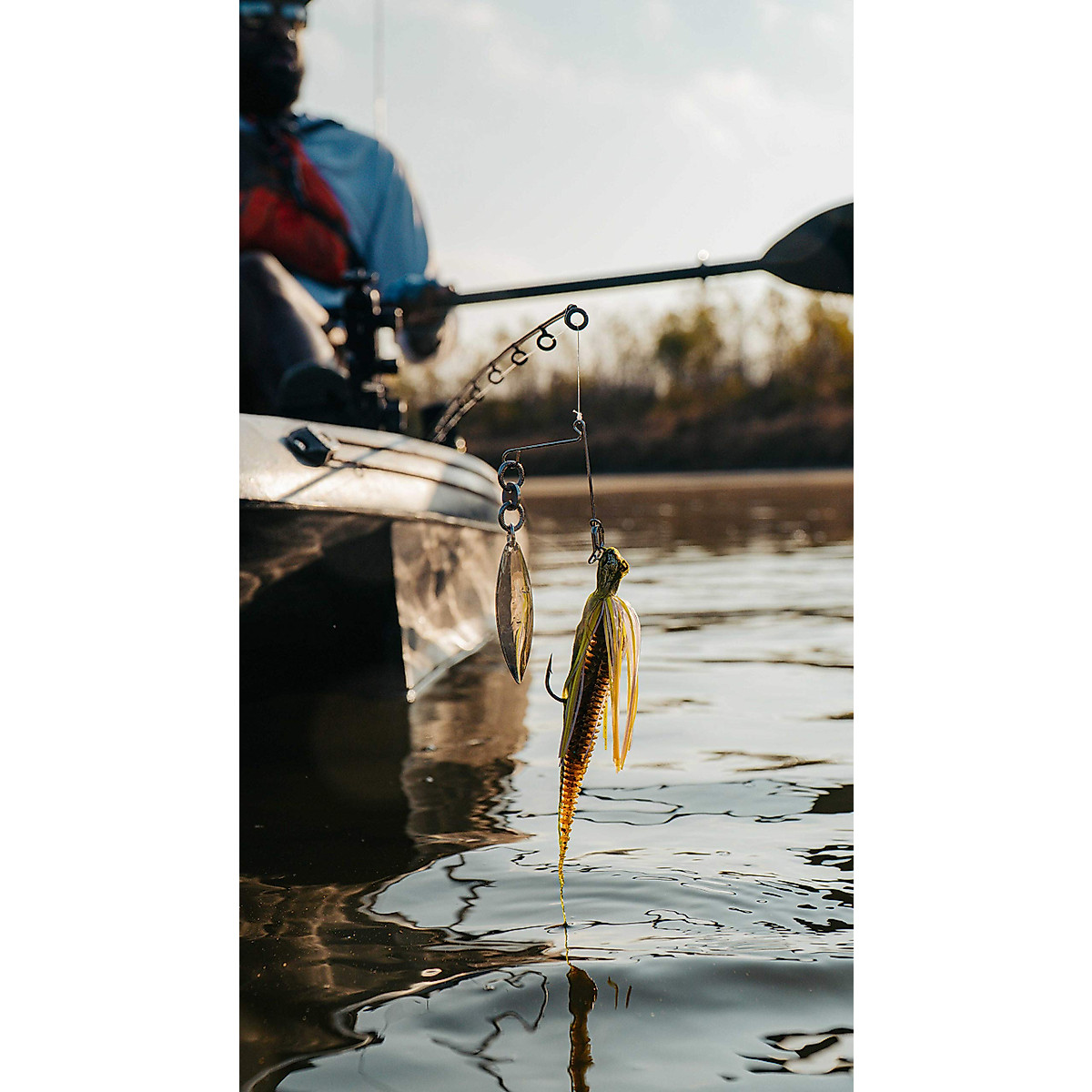 Catch Co 10,000 Fish Yoto Worm Soft Plastic Creature Bait Fishing Lure Watermelon Red Flake 4.75"