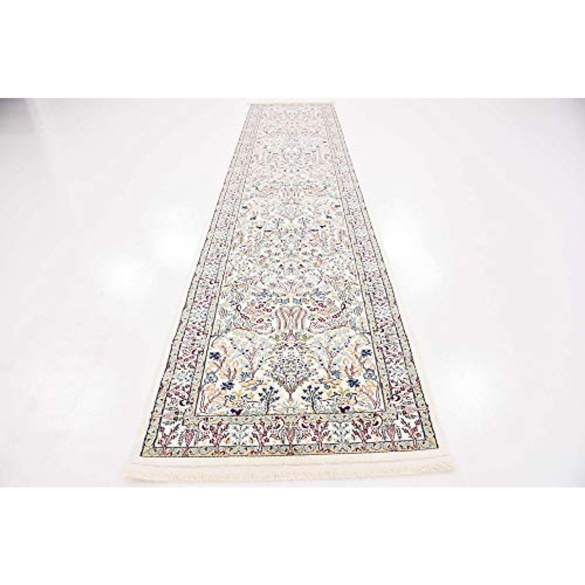 Unique Loom Narenj Collection Area Rug - Bristol (3' x 13' 1" Runner, Ivory/ Beige)