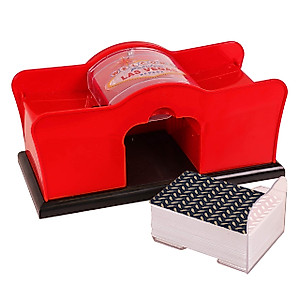 Kangaroo Manual Card Shuffler 2 Deck for Blackjack, Uno, Poker, Omaha; Quiet, Manual Card Mixer, Hand Cranked, Casino Equipment Card Shuffling Machine, Cards Holder uno shuffler Card Machine