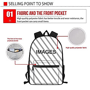 JOAIFO Red Polynesian Tattoo Backpack Samoa Tribal Stripe Travel Backpack Durable School Backpack for Boys Girls Teens College Laptop Bookbag,Kids Schoolbag Casual Daypack,15.6 inch