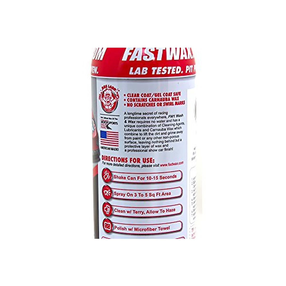 FW1 Wash&Wax High Performance Cleaning Wax Np Water Required Net Wt. 1.75 OZ
