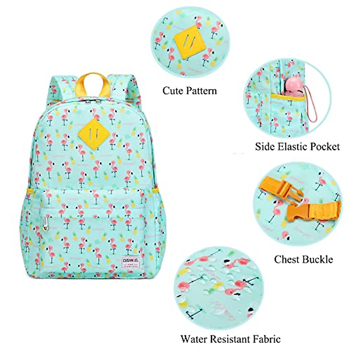 Cusangel Kids Backpack for Girl,Toddler Backpack Cute & Lightweight,Suit Preschool Elenemtary Primary school Child